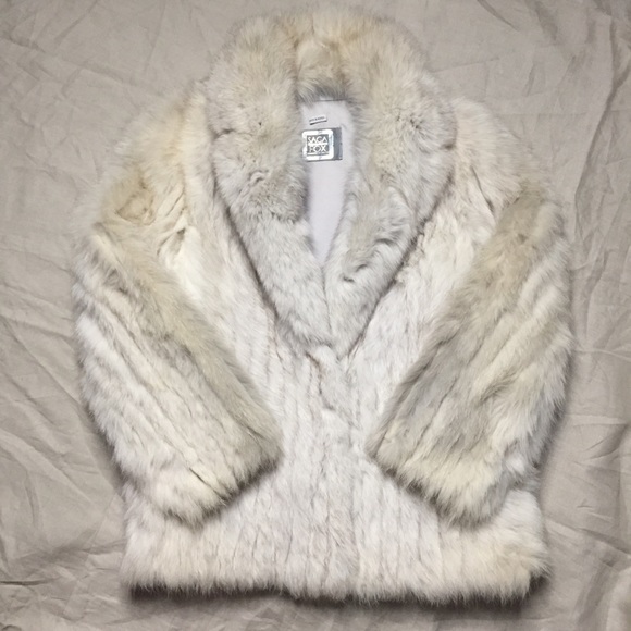 Saga Furs | Jackets & Coats | Genuine Saga Silver Fox Fur Coat Short Jacket Real | Poshmark